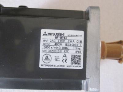 Chine PHASE 400W 119V 3000RPM du moteur servo 3 à C.A. de Mitsubishi HF-MP43 NOUVELLE à vendre