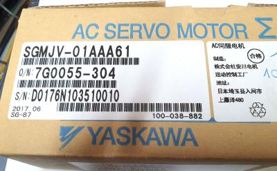 China MOTOR SERVO 100W 200V 0.84A 3000RPM de la CA de Yaskawa SGMJV-01AAA21 NUEVO en venta