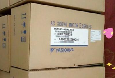 China Yaskawa SGMAS-02ACA6C AC SERVO MOTOR 200W 200V 3000RPM 1.9A NOVO à venda