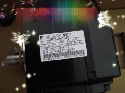 중국 야스카와 SGMPS-02ACA21 AC 서보 모터 200W 3000RPM 200V 2A 새 제품 판매용