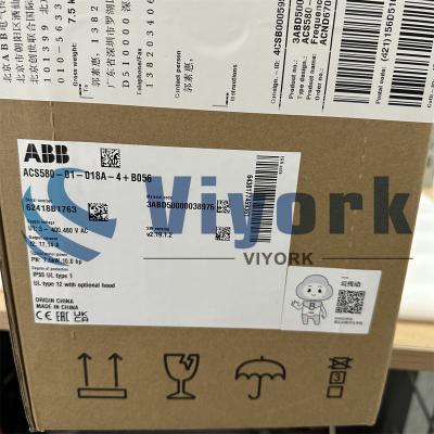 Китай ABB ACS580-01-018A-4+B056 Инвертор переменной частоты продается