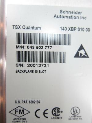 China Modicon Quantum PLC New Schneider Automation 140 XBP 010 00 Backplane Module 0 Slot 140XBP01000 for sale