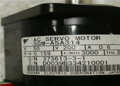중국 SGM-A5A314 Yaskawa 시그마 II AC 조밀한 자동 귀환 제어 장치 모터 0.6A 200V 50W 0.07HP 판매용