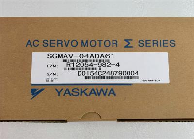 중국 SGMAV-04ADA61 400W 200V 1.27NM 산업적 서보 모터 판매용