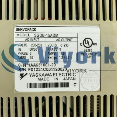 중국 3개 단계 SGDB-15ADM 10 AMP 산업적 서보 드라이브 AC 230V 입력 판매용