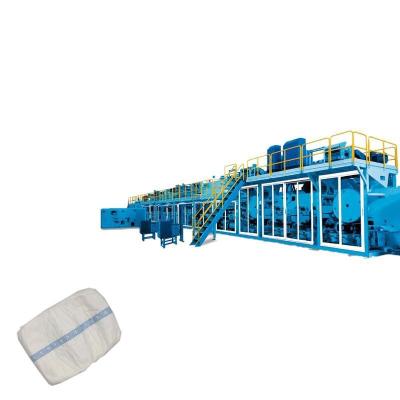 China Manufacturer Disposable Ultrasonic Automatic Adult Diapers Making Machine South Africa for sale