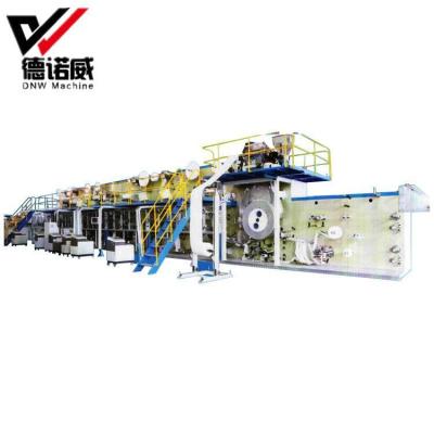 China DNW-31 Full automatic drive disposable baby diaper machinery for sale