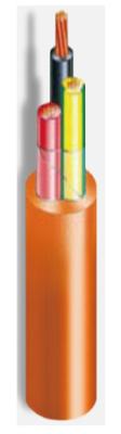Cina 0.6/1kV 2C+E XLPE ha isolato il cavo arancio del cerchio ha risposto alla norma di AS/NZS in vendita