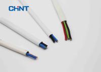 China White Flat Cable wires , PVC Insulated Sheathed High quality flat cable for sale