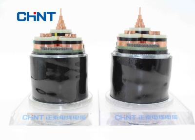 Cina L'isolamento e l'acciaio di rame del conduttore XLPE della classe 2 di LSZH legano l'IEC con un nastro corazzato 60502 del cavo di sistemi MV i 3 centri 300mm2 in vendita