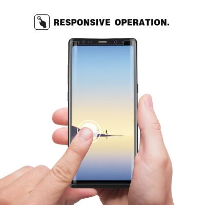 Cina Samsung Note di vetro temperato curvo resistente 8 del protettore dello schermo del graffio libero della bolla in vendita