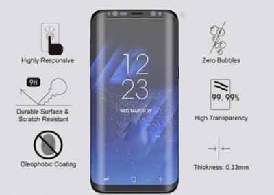 Cina Graffi il Samsung Galaxy di vetro temperato resistente S8 del protettore dello schermo curvo 3D in vendita