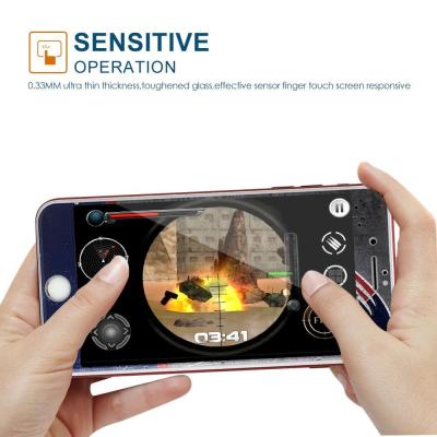Cina L'iPhone 8/8 più vetro temperato ha colorato il protettore dello schermo 2.5D anteriore e posteriore in vendita