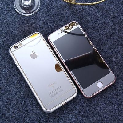 Cina 3D curvi dimagriscono film blu di vetro temperato protettore dello schermo dello specchio l'anti per Iphone 6 7 8 in vendita