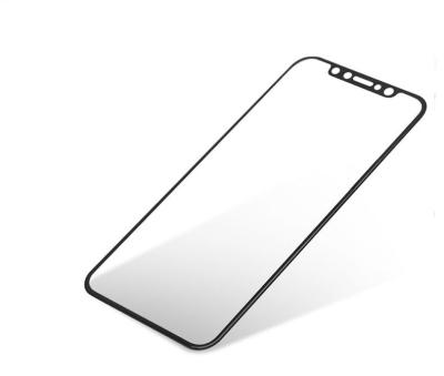 Cina trasparenza impermeabile HD di Iphone X del bordo della copertura completa 3D del protettore di vetro opaco dello schermo in vendita