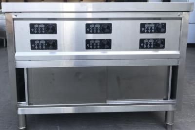 Cina Zone indipendenti del campo elettrico 4, stufa dell'acciaio inossidabile elettrica in vendita