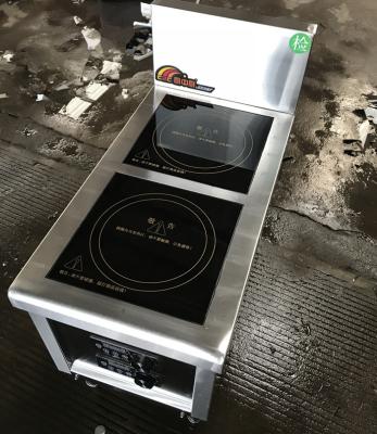 China Induction Hob 2.4Kw Commcercial Induction Cooker 2 Zone Commercial Induction Stove for sale
