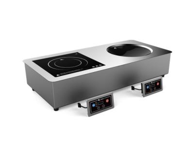 China Commercial  Freestanding Induction Cooker , 3.5KW * 2 Table Top Induction Cooker for sale