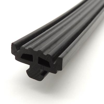 China Aluminum Sliding Window Weather Stripping Window Track Rubber Glazing Seal for sale