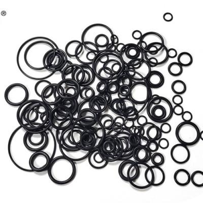 China Dauerhafte schwarze, hervorragende Ozonbeständigkeit FKM Aflas medizinische Gummi-O-Ring-Dichtungen für Versiegelungsbedarf zu verkaufen