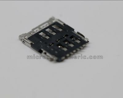 Cina 78800-0001 Memory Card Connectors 1.40mm Ht Hng-style Micro-SIM card sckt in vendita