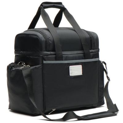 China 14 X 9.5 X 13 Inches Insulated Food Delivery Bags 600D With Drink Holder for sale