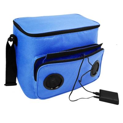 China Aluminium foil picnic cooler bag custom cooler compartment speaker for sale