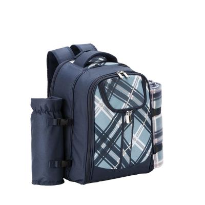China Outdoor Insulated Food Delivery Bags Multi Functional With Cooler Compartment Coasters for sale