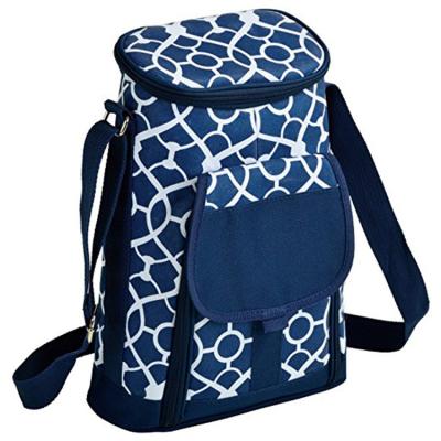China Back Tote Insulated Food Carrier Bag , Bottle Thermal Food Delivery Backpack for sale