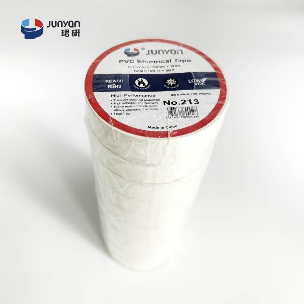 Quality 213 Vinyl PVC Electrical Tape Flame Retardant PVC Tape 19mm 25mm 38mm 50mm for sale