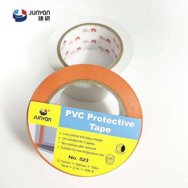 Quality No Residue PVC Protective Tape Easy Stripping 0.14mm Thickness for sale