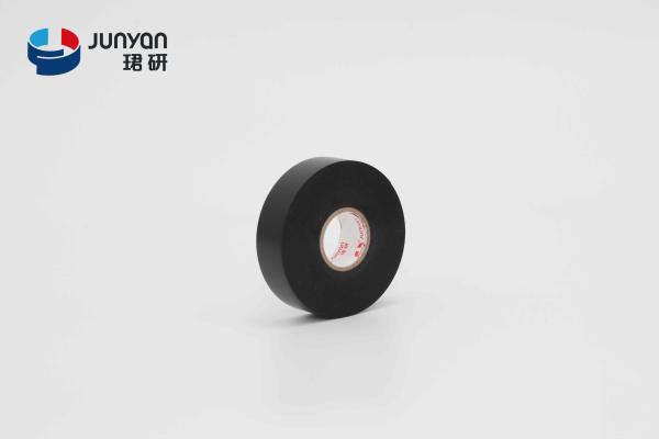 Quality 0.12mm PVC Electrical Tape Chemical Resistant Black PVC Insulation Tape Roll for sale