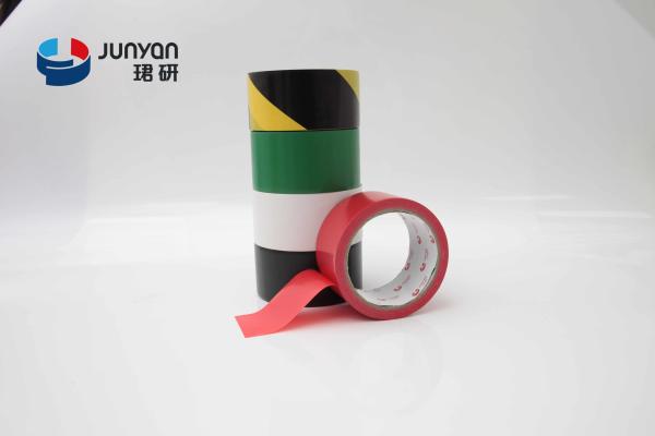Quality Polyvinyl Chloride PVC Floor Marking Tape 0.13mm - 0.18mm Red Floor Marking Tape for sale