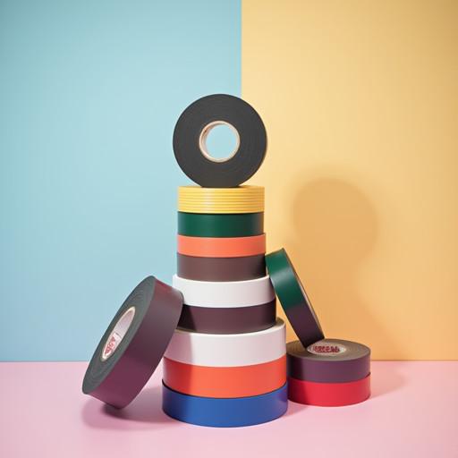 Quality PVC Masking Adhesive Tape 5mil White Orange Green Blue Yellow Masking Tape For Painting for sale