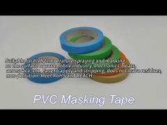 junyan no residue pvc masking tape industrial for indoor / outdoor