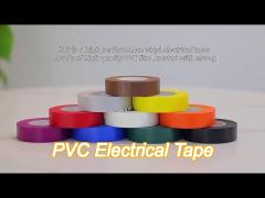赤色PVC電気テープ 難燃性粘着テープ 色分け/識別用