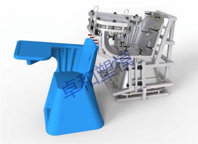 Chine Bureau bleu d'étude enfermant les fabricants de rotation de moule/meubles moulés de rotation à vendre
