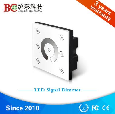 China Bincolor P1-010V 2 channels 86-style led 0-10V signal touch dimmer for sale