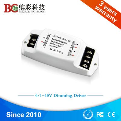 China BC-330 DC 12V 24V 10A Constant voltage 0-10V led dimming driver, 1 channel 0-10V PWM led driver for sale