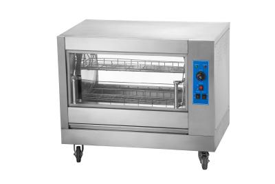 China Commercial Electric Rotisserie Oven 6.2kw Stainless Steel Restaurant Rotisserie Equipment for sale