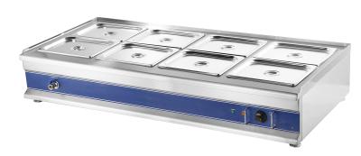 China 1.8KW Stainless Steel Countertop Bain Marie Warmer Auto Temperature Control for sale