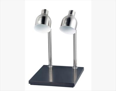 China 0.5kw Electric Stainless Steel Food Warming Lamp , Food Warmer Light With 2pcs 250W for sale