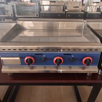 Quality 12mm Heating Plate Natural Gas Power Stainless Steel Commercial Gas Griddle for for sale