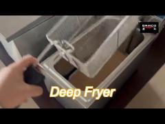 commercial single tank electric fryer 6l-8l capacity electric fryer for restaurant