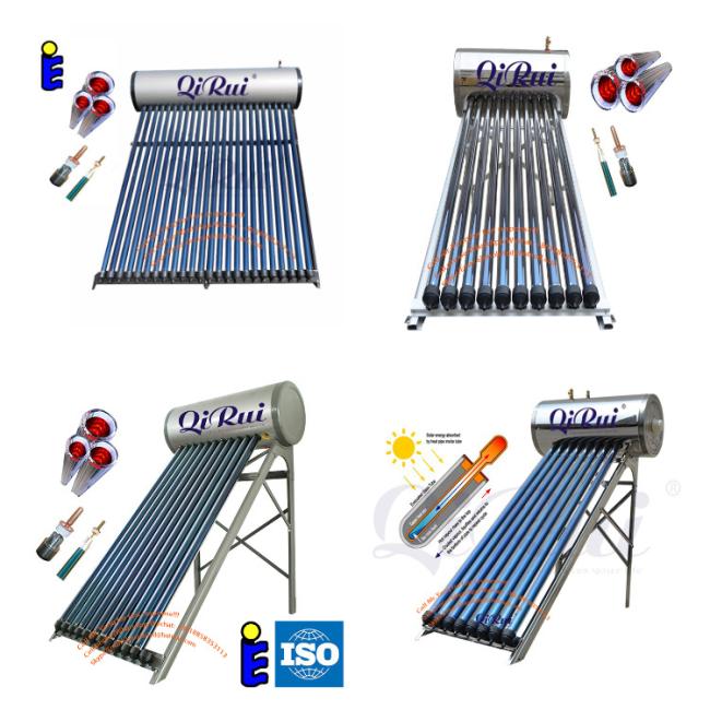 26g 40g 52g 66g 80 Gallon Roof Mounted Calentador De Agua Solar