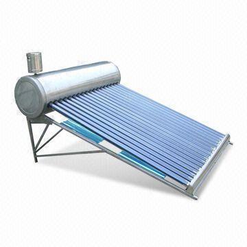 China Aquecedor de água solar sem pressão com sempre a mesma cor da tampa lateral e tanque interno SUS316 à venda