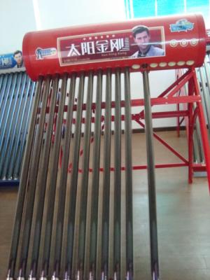 中国 選択可能な2つの補助タンクを持つCE認証された色彩の非圧力ソーラーウォーターヒーター 販売のため