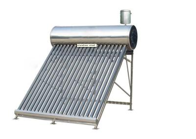 China 100L 120L 150L 200L SUS304 SUS316 Tubo de vácuo termocifônico integrado aquecedor de água solar à venda