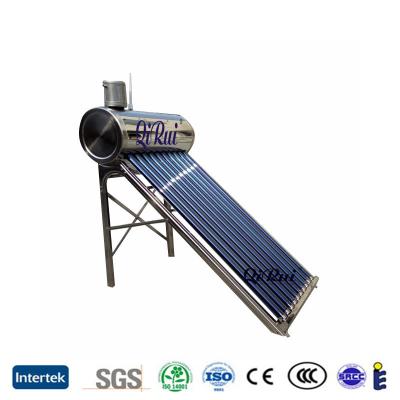Cina Disegno colorato Sistema di riscaldamento dell'acqua solare con regolatore e sempre lo stesso colore di copertura laterale in vendita