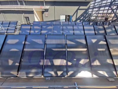 China Concentrerend zonne-warmwatercollectorpaneel op het dak met gemiddelde temperatuur voor verwarming Te koop
